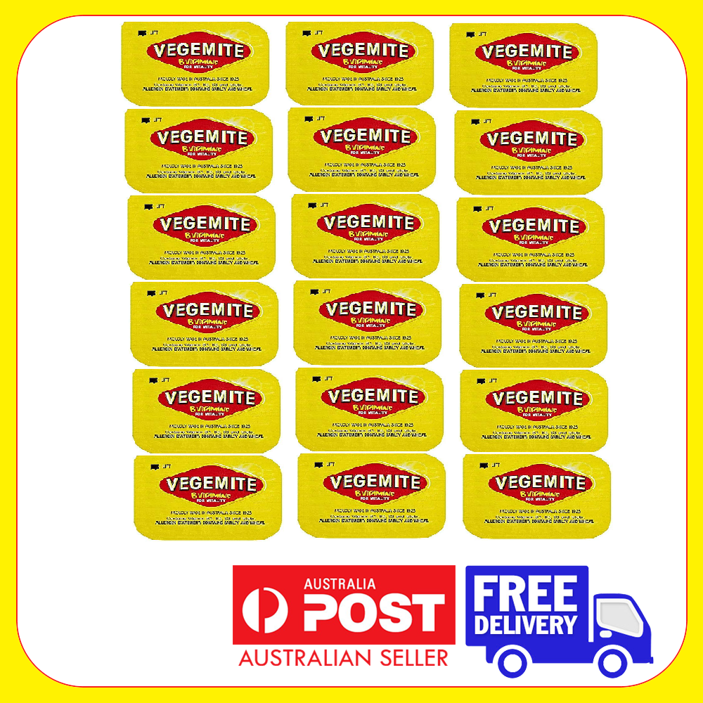 Vegemite Portions Australian spread single small travel serve sachet 4 ...