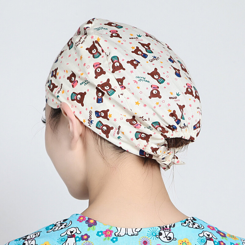 Medical Cap Doctor Surgical Hat Work Scrub Clean Nurse Head Cover ...