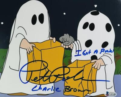PETER ROBBINS SIGNED 8X10 PHOTO CHARLIE BROWN CHRISTMAS GREAT PUMPKIN ...