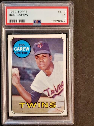 1969 Topps Rod Carew Minnesota Twins #510 EX PSA 5 | eBay