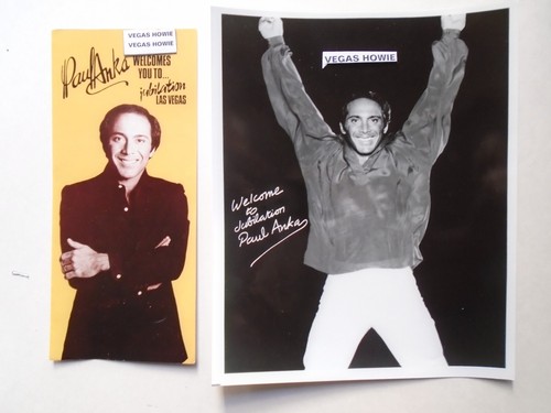 LAS VEGAS UTOPIA PAUL ANKA PHOTO JUBILATION CLUB BROCHURE NEVADA ...