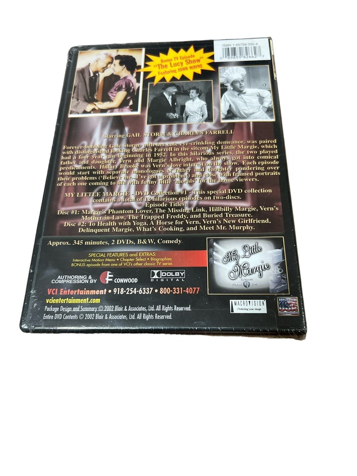 My Little Margie Collection #1 DVD #8226 2002 Movie Brand New -sealed ...