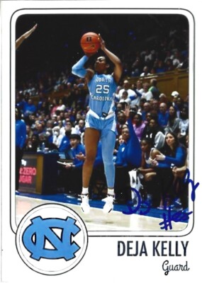 Deja Kelly Autographed Signed Card - Custom - WNBA North Carolina ...