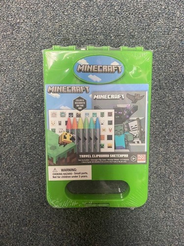 Minecraft travel clipboard sketchpad coloring set 6151505231292| eBay