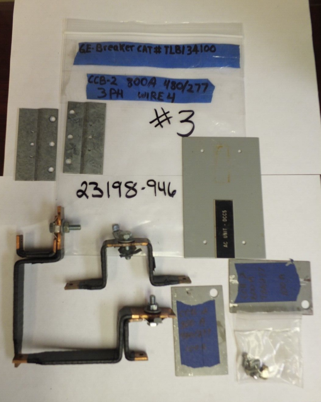 GE BREAKER PANELBOARD MOUNTING HARDWARE KIT - TLB134100 CCB-2 800 A ...