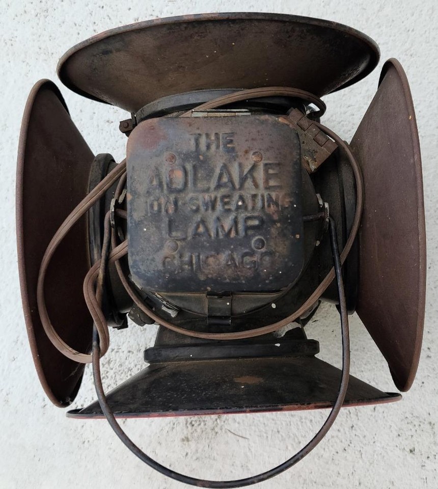 Antique Adlake Railroad Lamp – WORKING CONDITION – GREAT PATINA ...