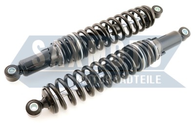 Stossdämpfer Federbeine YAMAHA XT500 TT500 Shocks Absorbers **schwarz ...