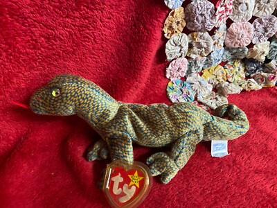 Vtg Ty Beanie Babies Scaly the Lizard with Tags | eBay
