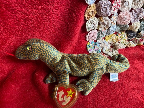 Vtg Ty Beanie Babies Scaly the Lizard with Tags | eBay