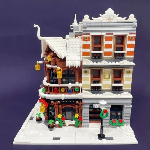 Claus Toys Store Modular Building Blocks Set Street MOC Bricks DIY ...