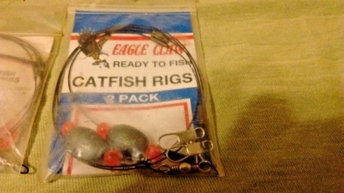 2 EAGLE CLAW CATFISH RIGS NEW 2 IN PACK CONTAINS 2 RIGS PER PACK | eBay