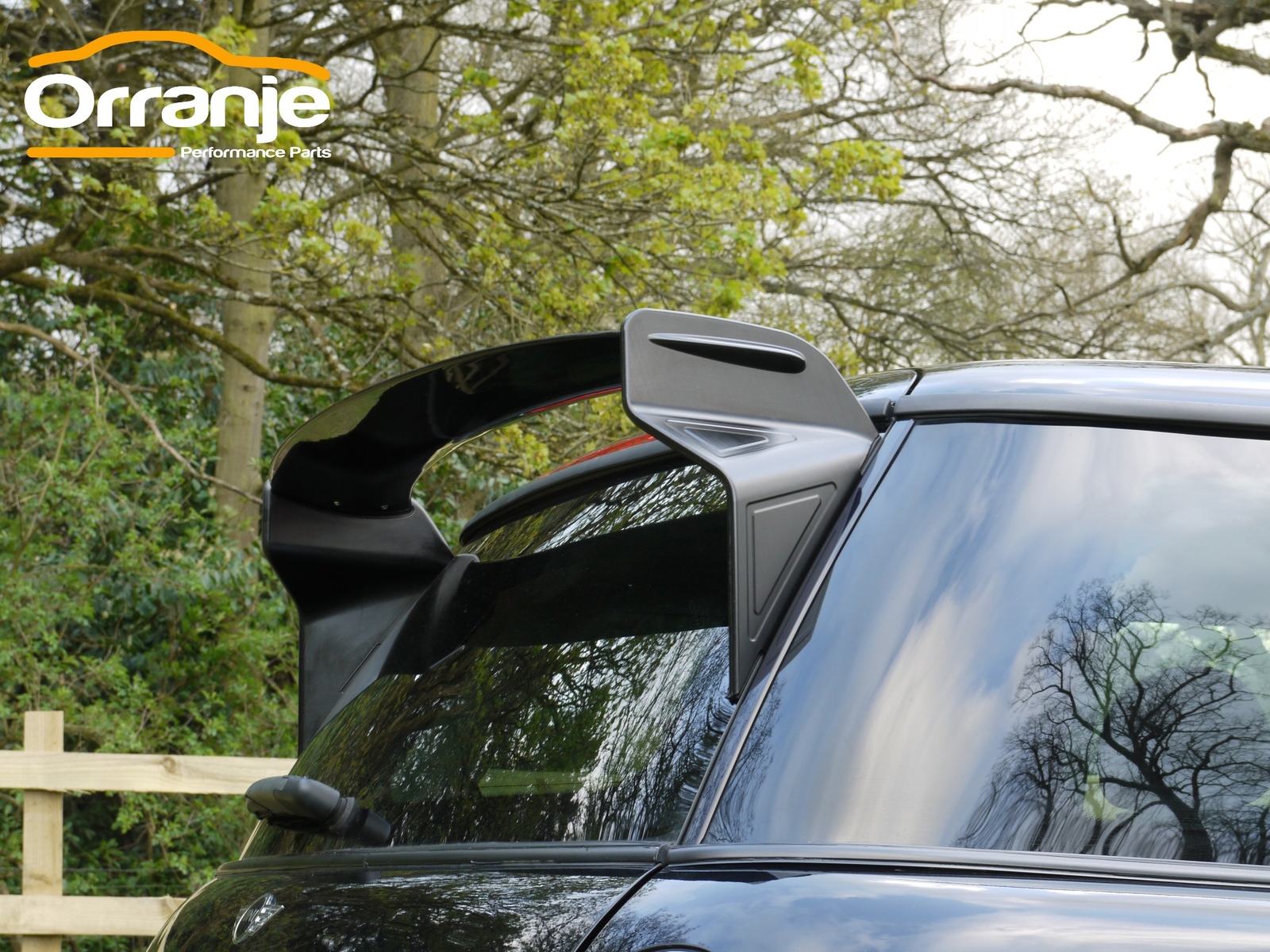 Orranje G-Wing Spoiler MINI One Cooper S JCW GP R50 R53 R56 R60 GREY ...