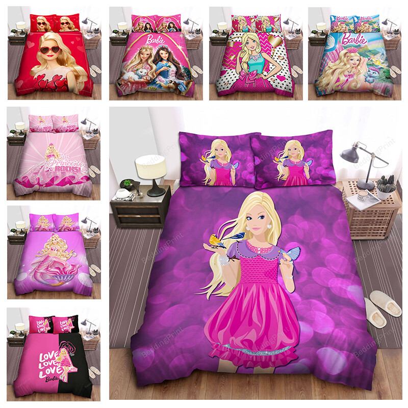 Barbie Bedding Sets LCW HOME Barbie Printed Single Bed Duvet Cover Set