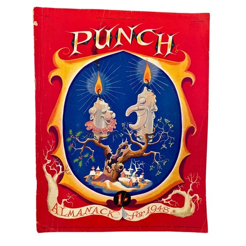 Punch Magazine October 27, 1947 Almanack 1948 WWII Cartoon & Humour No ...