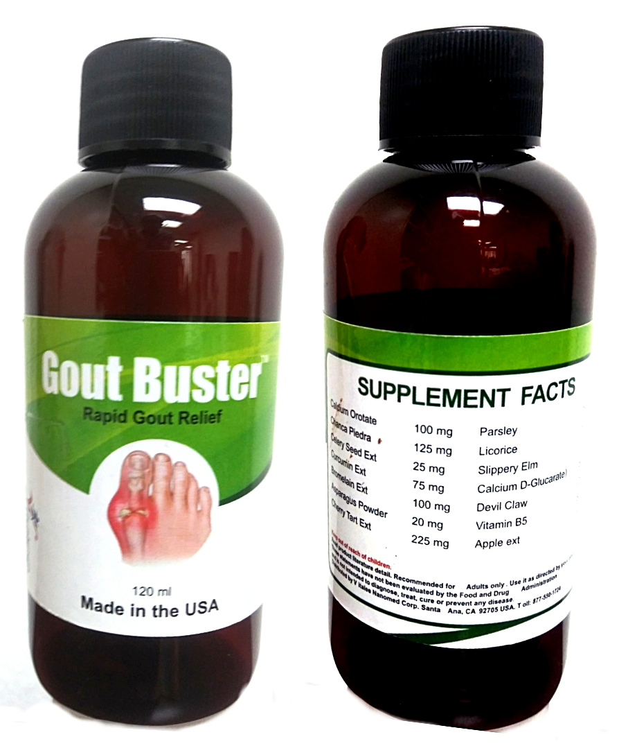 Gout Buster Liquid economy Pack- Faster Relief (4 Bottles 120 ml) | eBay