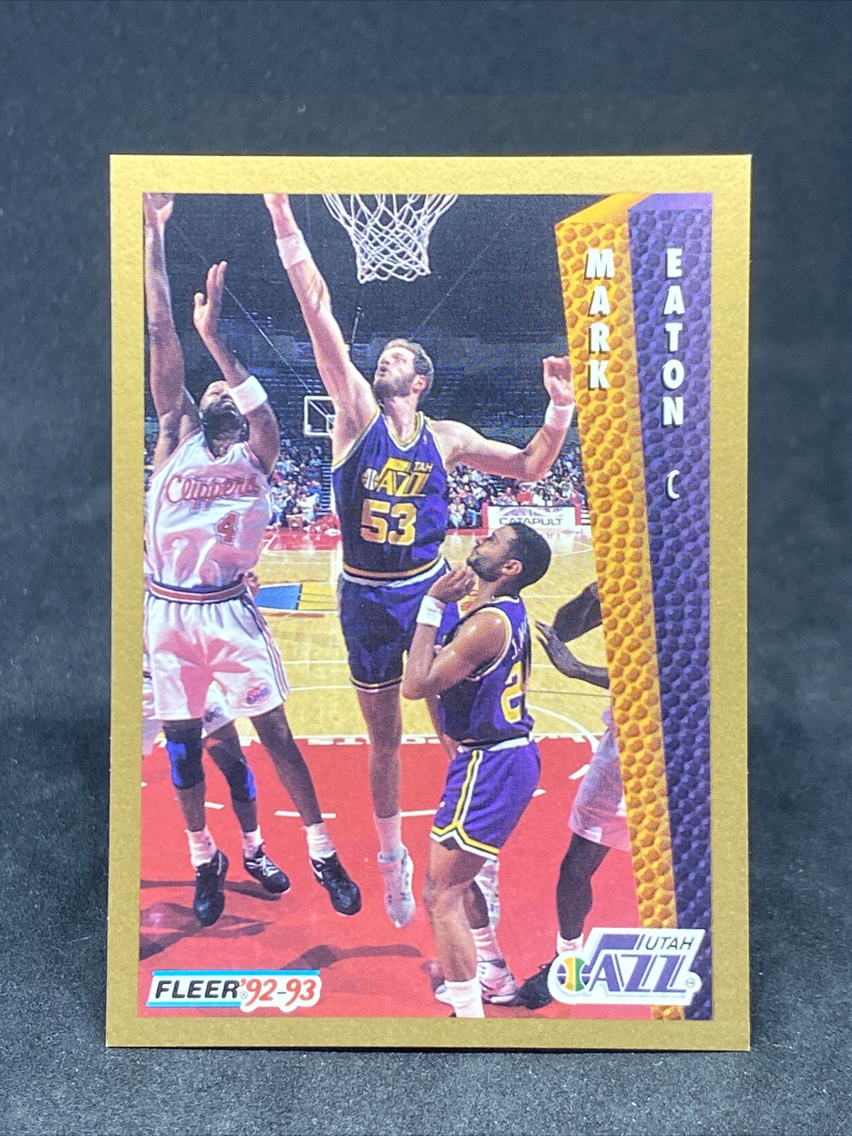 MARK EATON 1992-93 Fleer Basketball #221 JAZZ | eBay