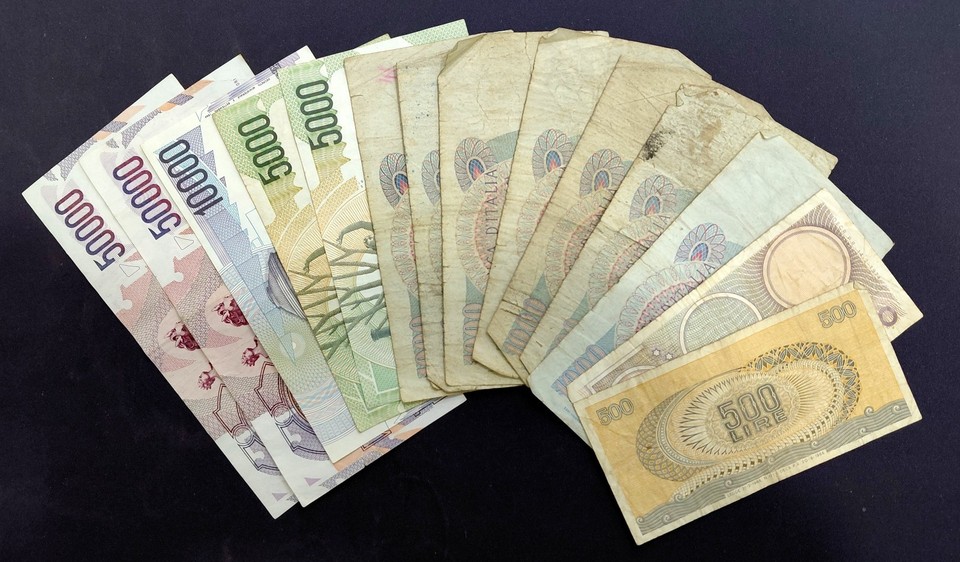 Italy Banknote 500, 1000, 5000, 10000 & 50000 Lire (Lot 14 pieces) | eBay