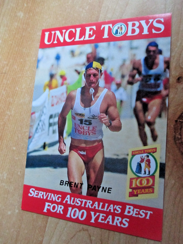 UNCLE TOBYS CEREAL STICKER: UNCLE TOBYS CENTENARY IRON MAN....BRENT ...