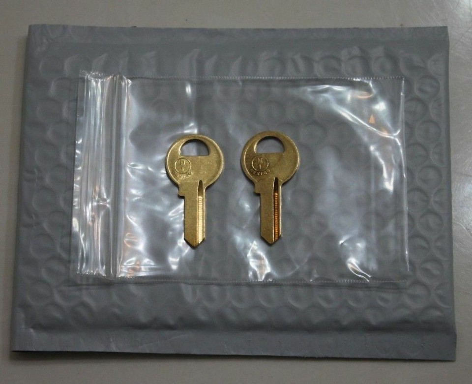 X2401-X2600 2-Replacement Keys Master Padlock Lock Cut To Key Code ...