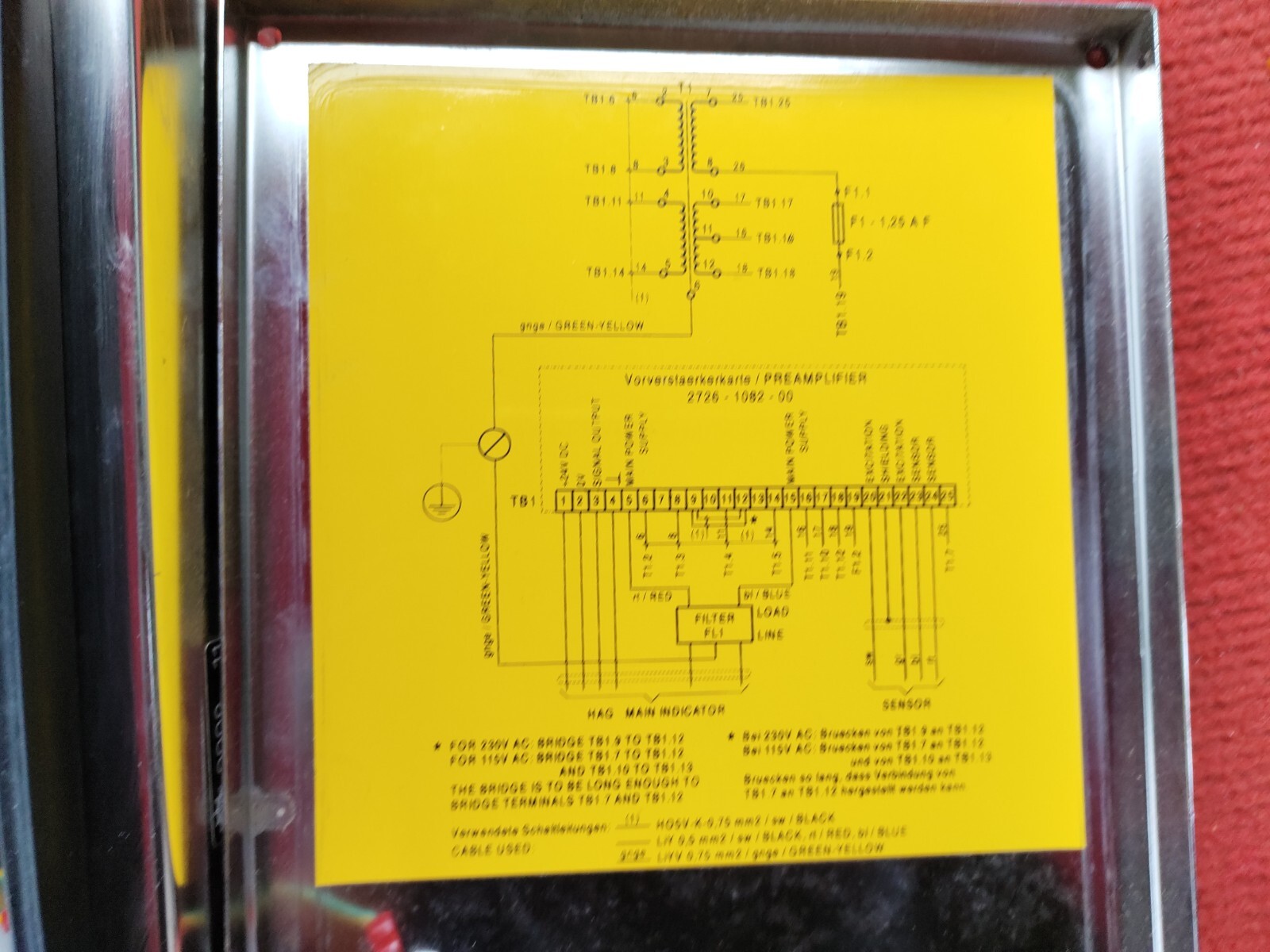 P:VT33 Sperry Marine Speed Log Preamplifier Type 2863-AA Rev-B2 Ser No ...