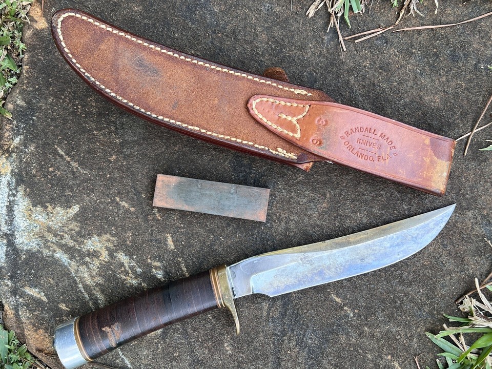 Vintage 60's - 70's Randall Knife Model 3 6 Stacked Handle - As Found ...