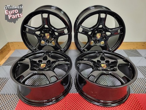 OEM 19" Porsche 997 911 NB Narrow Body Lobster Fork Claw Wheels Rims ...