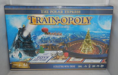 The Polar Express Train-Opoly Train Monopoly MasterPieces Collectors ...