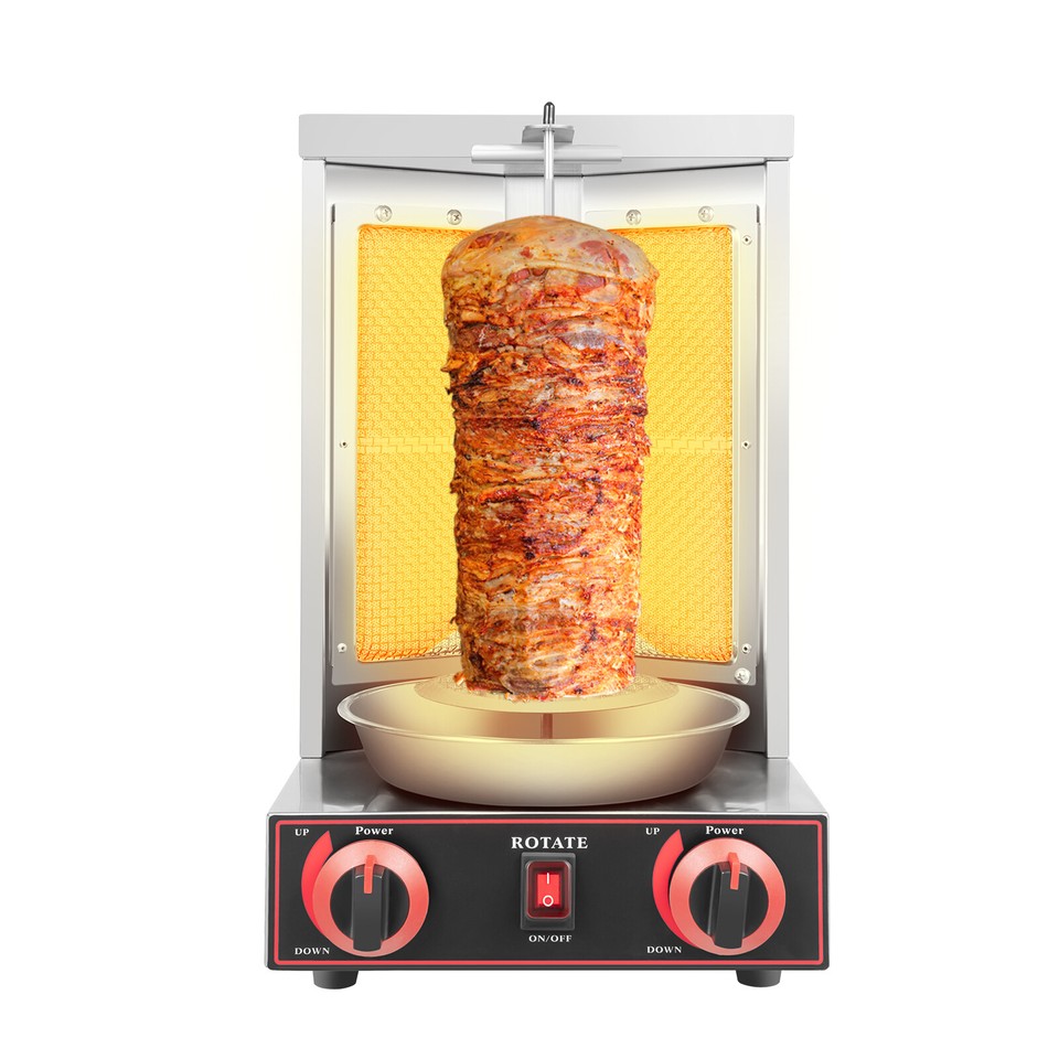 Gas Vertical Shawarma Broiler Machine 3000W CG-25 Doner Kebab Gyro ...