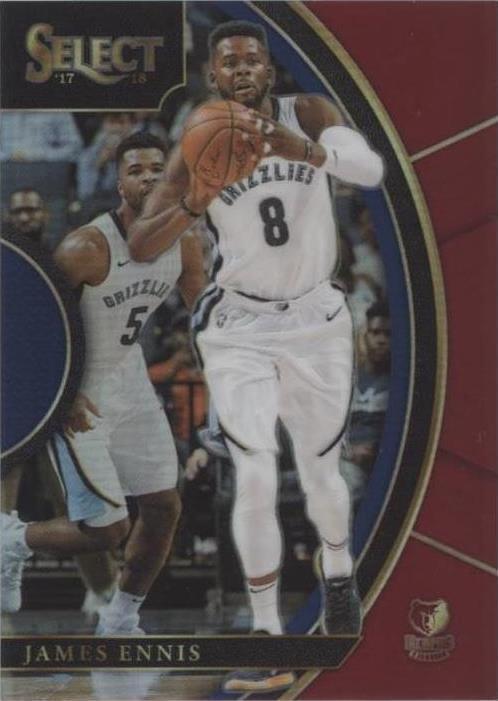 2017-18 Panini Select - Concourse James Ennis #53 Maroon Prizm /199 for ...
