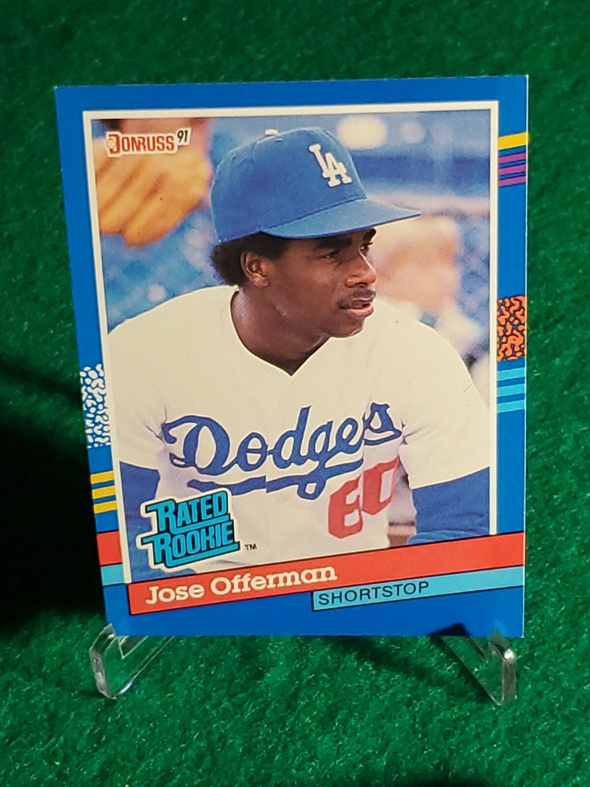1991 Donruss Rated Rookie #33 Jose Offerman Los Angeles Dodgers | eBay