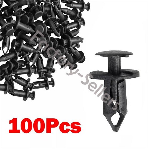 100pcs Nylon Push Type Retainer Clips for 8mm Hole GM 21030249 Chrysler ...