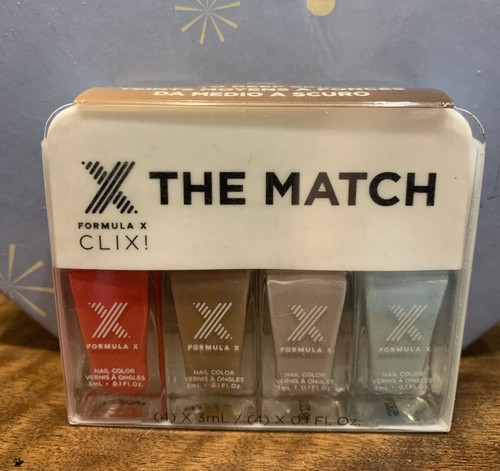 Formula X Sephora The Match CLIX! Nail Polish Mini Set ~ Pink~Nude~Gray ...