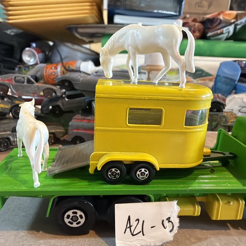 MINT Matchbox Superfast 43 Pony Trailer, VTG 1970 Transitional Lesney ...