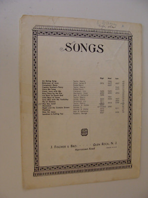 May Day Carol English Folksong Opus 15 No 9 piano high voice 1948 Deems ...