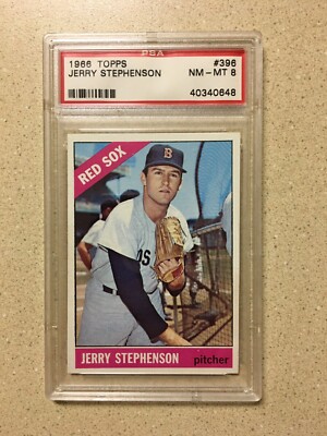 1966 Topps #396 Jerry Stephenson PSA 8 NM-MT RED SOX | eBay
