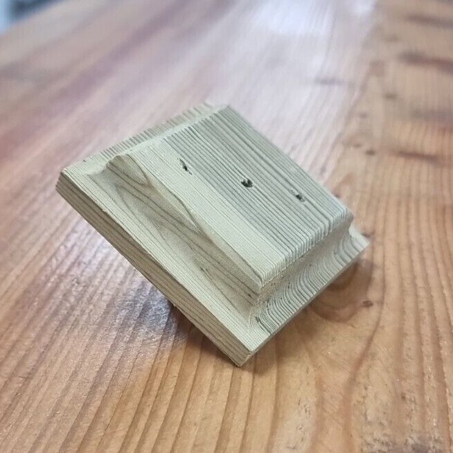 **CLEARANCE** Wooden Green Treated Finial Post Cap Finial for 2" inch ...