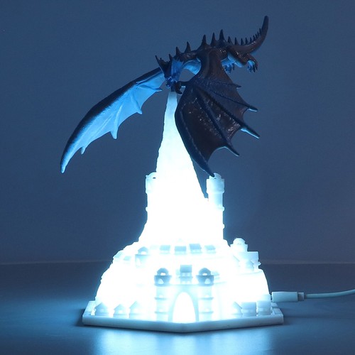 3D Dragon Lamp 3D Print Balance Dragon LED Night Light for Bedroom ...