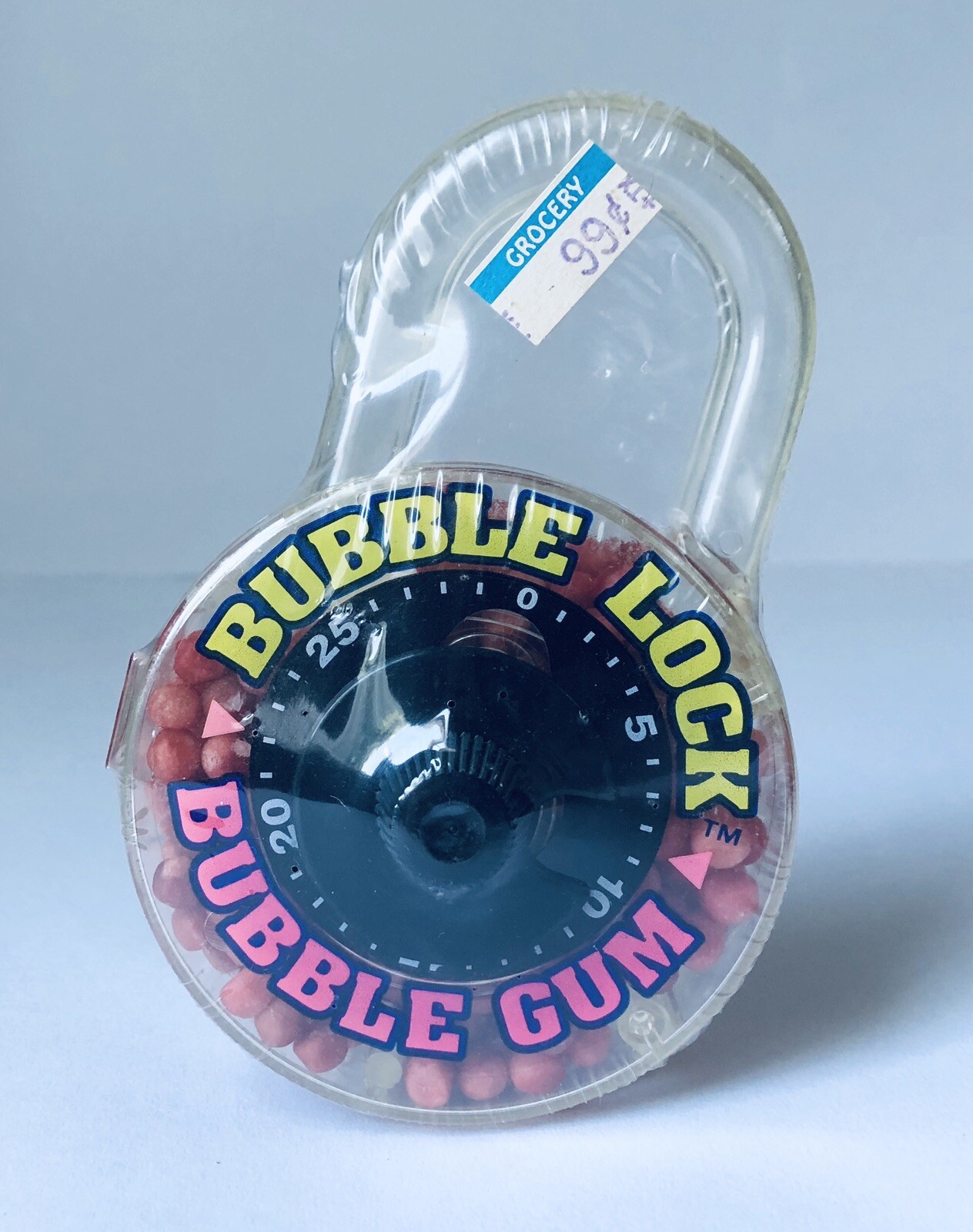 Vintage 1994 Amurol BUBBLE LOCK School Padlock Bubble Gum Candy ...