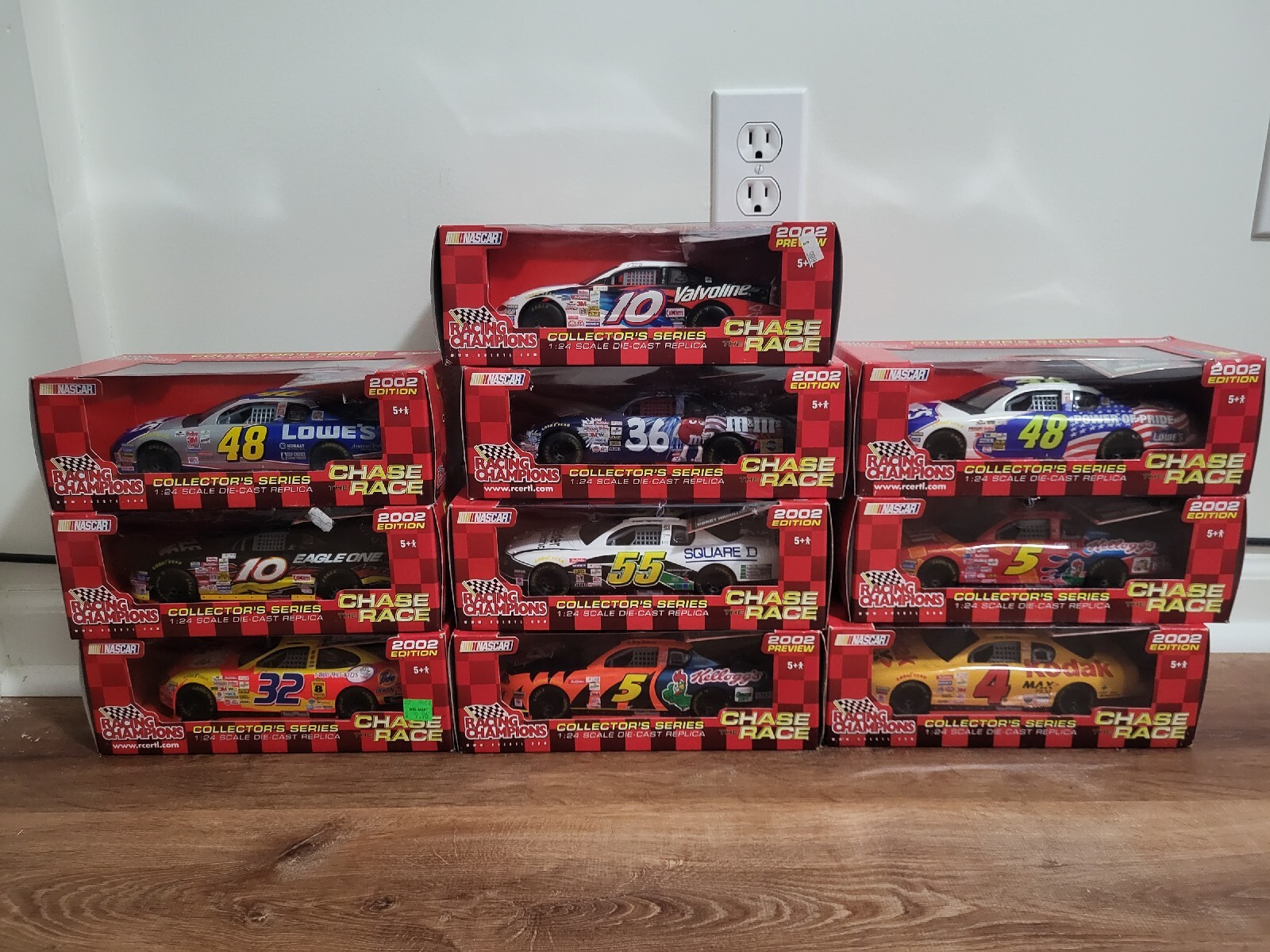 39-- 1/24 Scale Nascar Diecast Lot Winners Circle/Chase Race/Hot Wheels ...