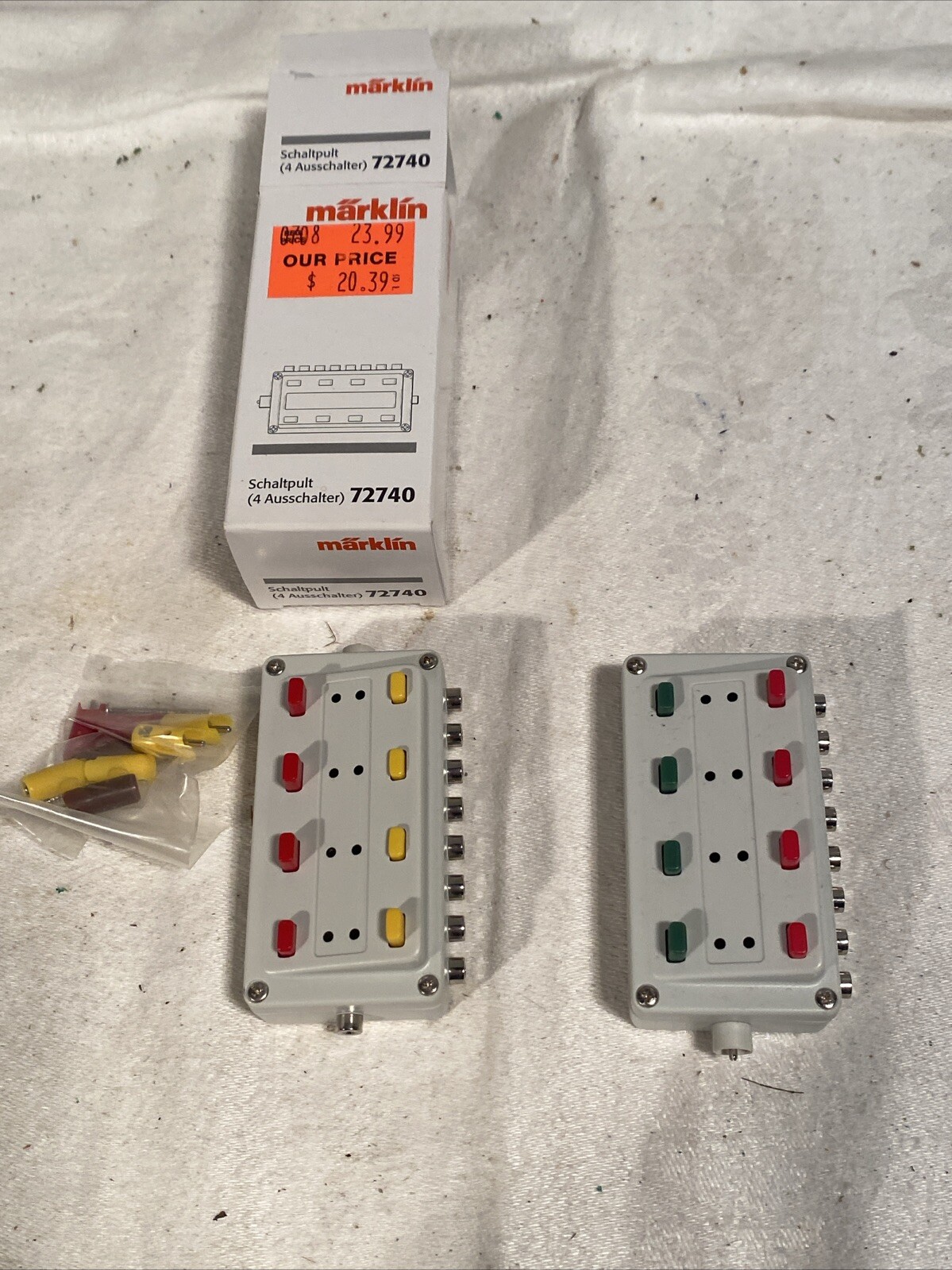 Marklin HO 72740 Control Box 4 on/off switches 72720 | eBay