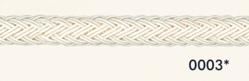 Minerva 6mm Braided Gimp Flanged Cord Cream - per metre | eBay UK