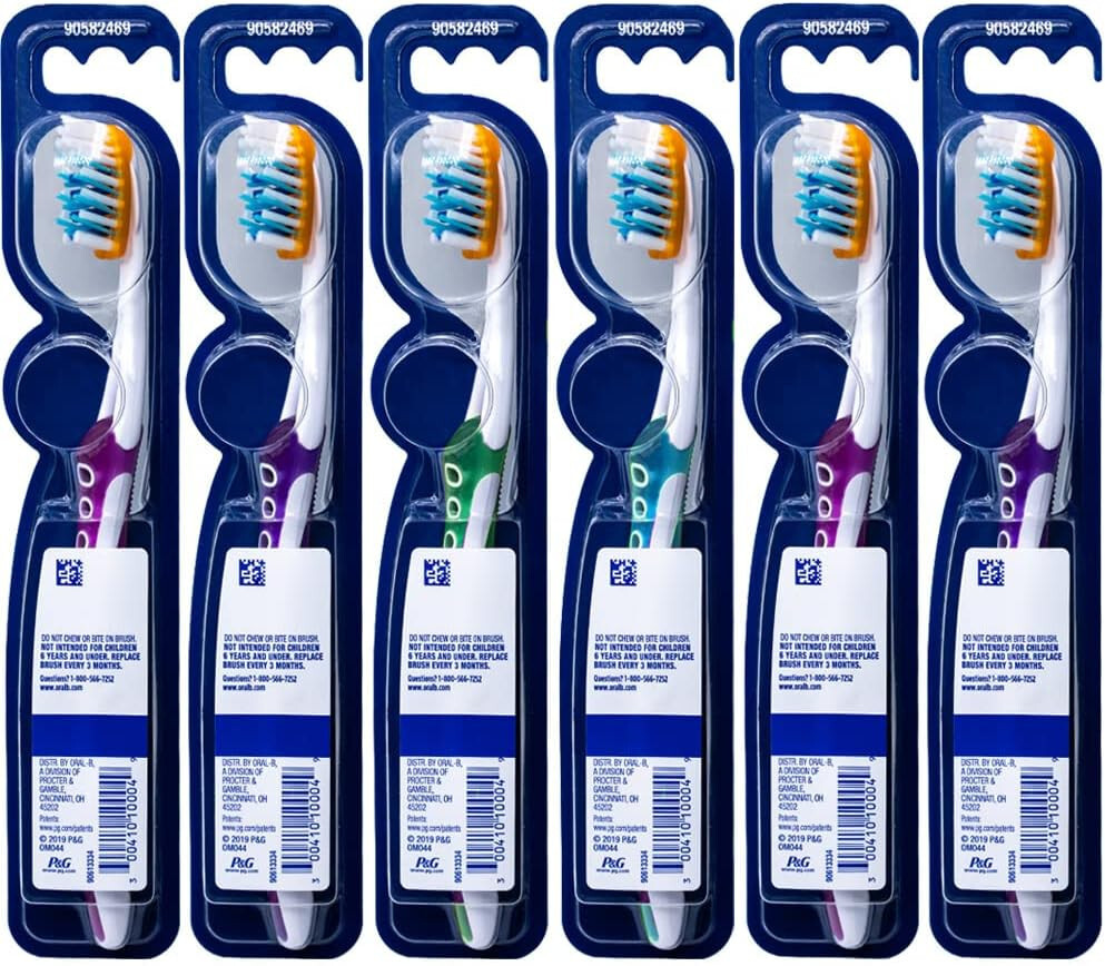 6 Pack Oral-B Pro-Flex Expert Clean SOFT Bristle Toothbrush 38 sft - La ...