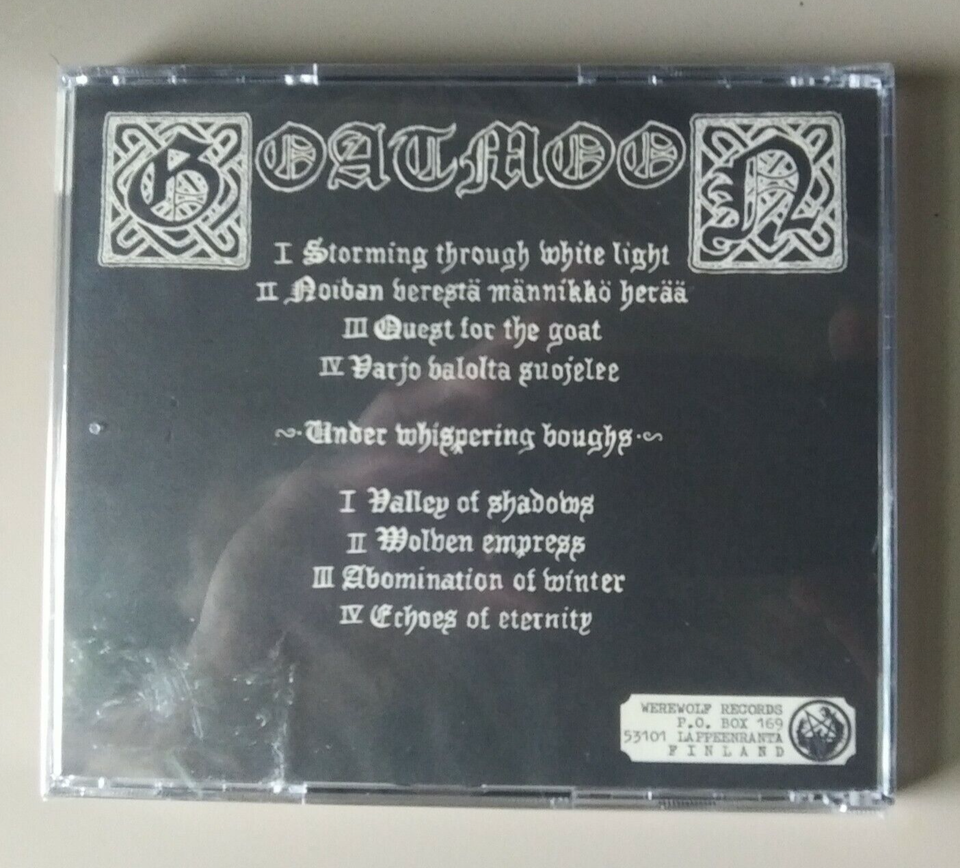Goatmoon – Varjot CD Satanic Warmaster Sargeist Bilskirnir Wolves ...