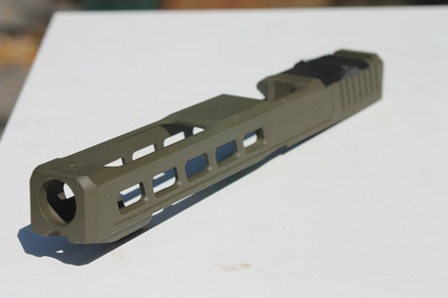 GLOCK 17 LONG SLIDE FOR GLOCK 17L GEN 3 ZAFFIRI PRECISION OD GREEN ...