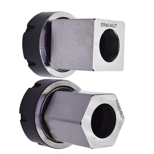 ER 40 Square+ER 40 Hex Collet Block Chuck Holder for CNC Lathe ...