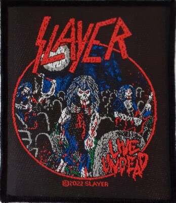 Slayer - Live Undead Patch 10cm x 9cm | eBay UK