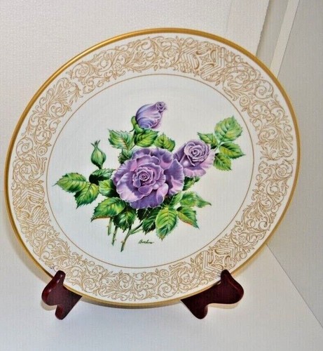 Angel Face Rose Plate from First Ltd. Edition of Boehm Rose Plate ...