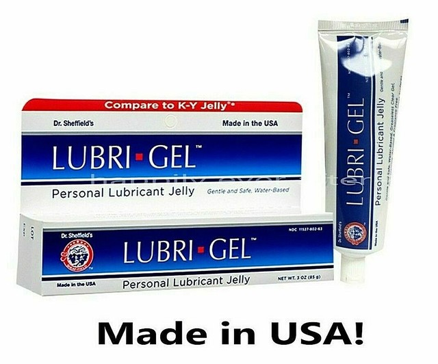 2 PK Lubri GEL Dr Sheffield's Personal Lubricant Jelly 3 Oz for sale ...
