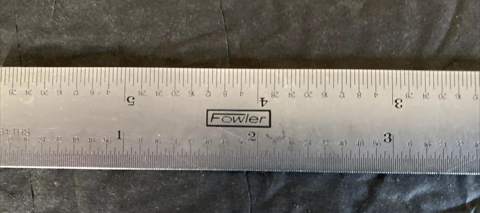 Fowler 18'' Steel Ruler No. 820S SEE ALL 8 PICTURES ( for sale online ...