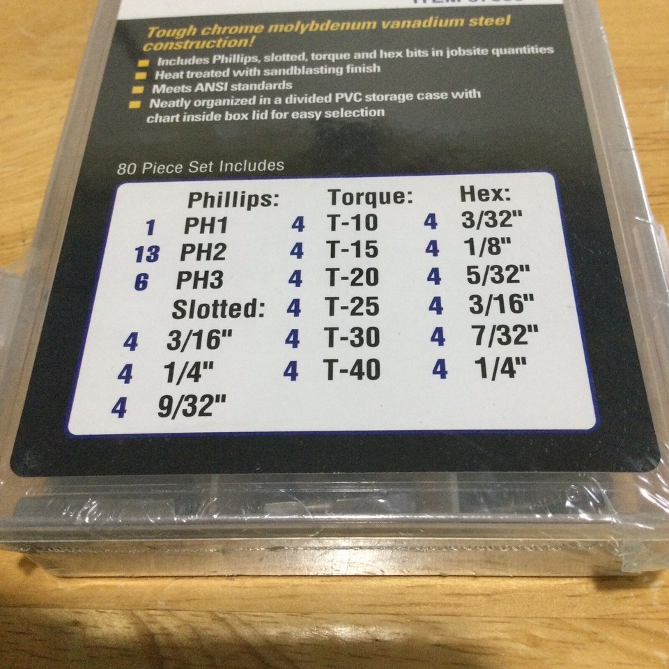 Cordles Drill Driver Bit Screw Phillips Torque Torx Hex Slot Driver ...